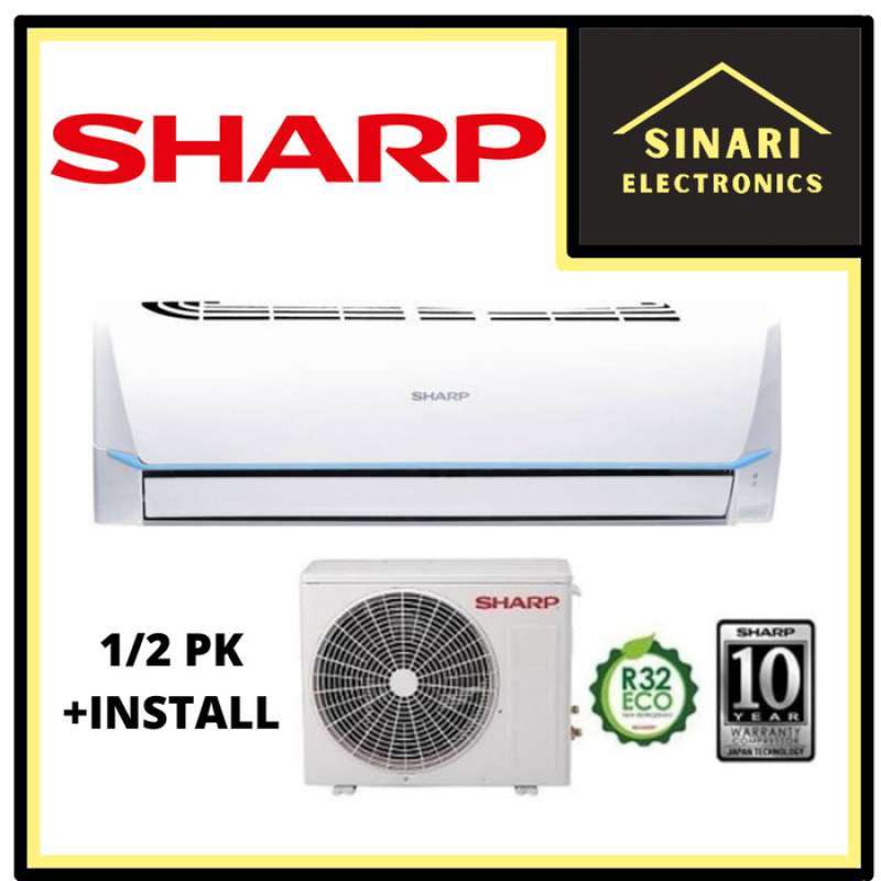 Promo SHARP AC 0,5 PK 1/2 PK Standart Thailand Wall Split + INSTALL ...