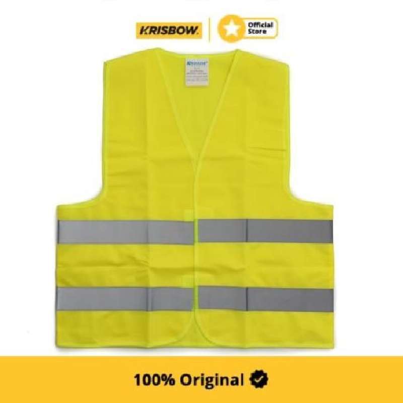 Promo Krisbow Safety Vest Rompi Pengaman - Kuning Diskon 15% Di Seller ...