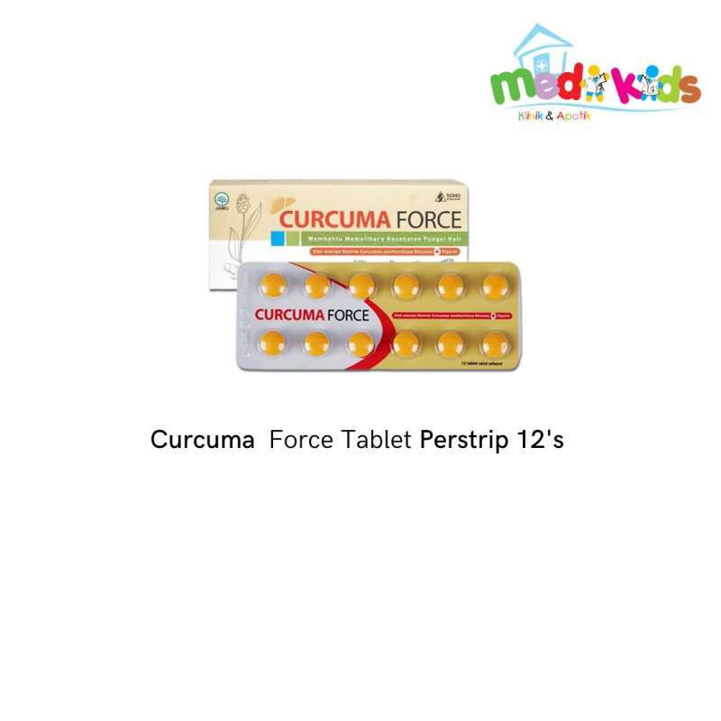 Jual Curcuma Force Tablet Perstrip 12's Di Seller Apotik Medikids - Jl ...