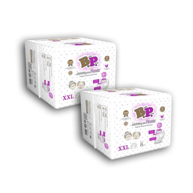 Jual Bp Popok Dewasa Lansia Celana / Bulk Pack Pants M, L, Xl & Xxl Isi 8 - M Di Seller Tokonya ...