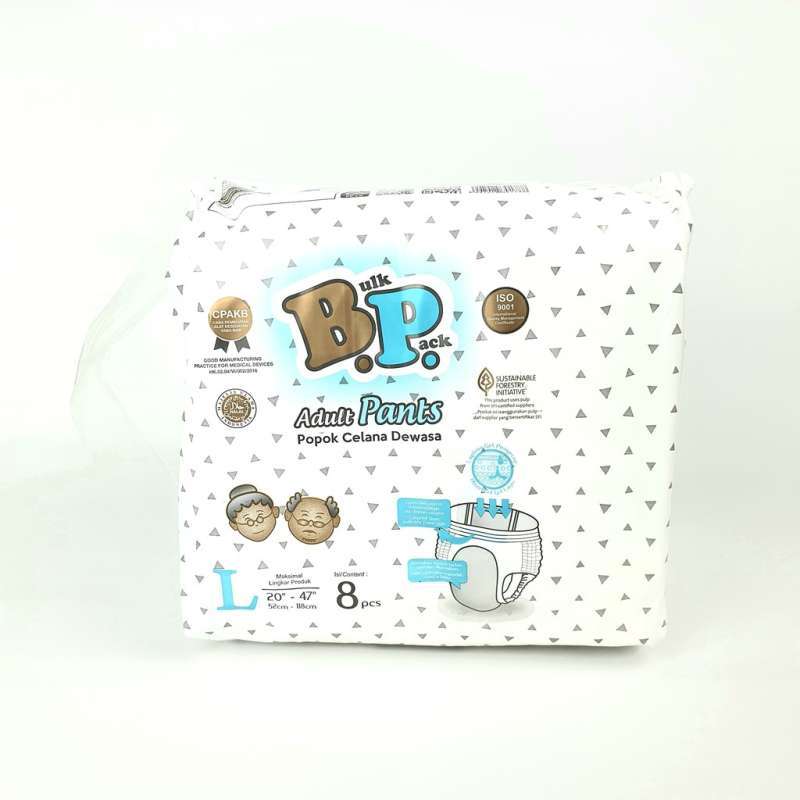 Jual Bp Popok Dewasa Lansia Celana / Bulk Pack Pants M, L, Xl & Xxl Isi ...