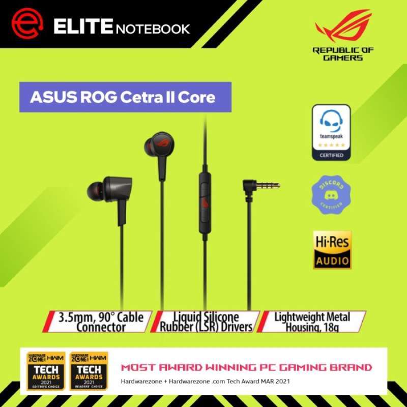 Promo ASUS ROG Cetra II Core In-Ear Gaming Headphones Original Resmi ...
