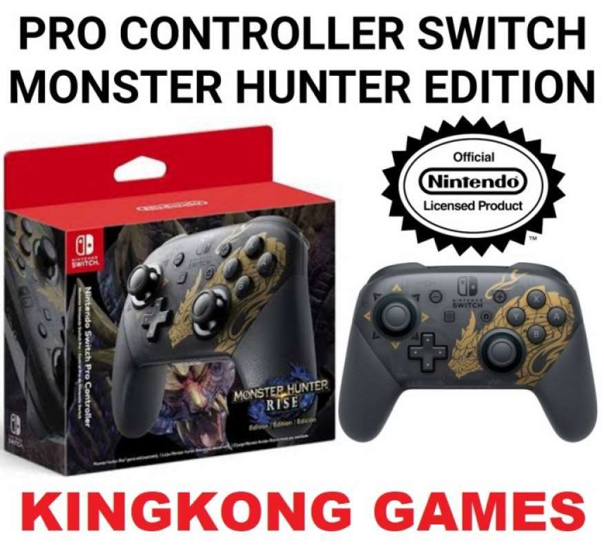 Promo Pro Controller Nintendo Switch Monster Hunter Rise Pro Controller ...