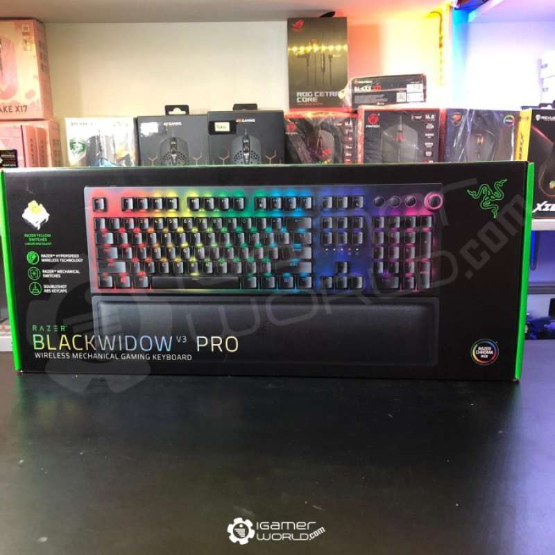 Promo Razer Blackwidow V3 PRO Wireless Mechanical Gaming Keyboard ...