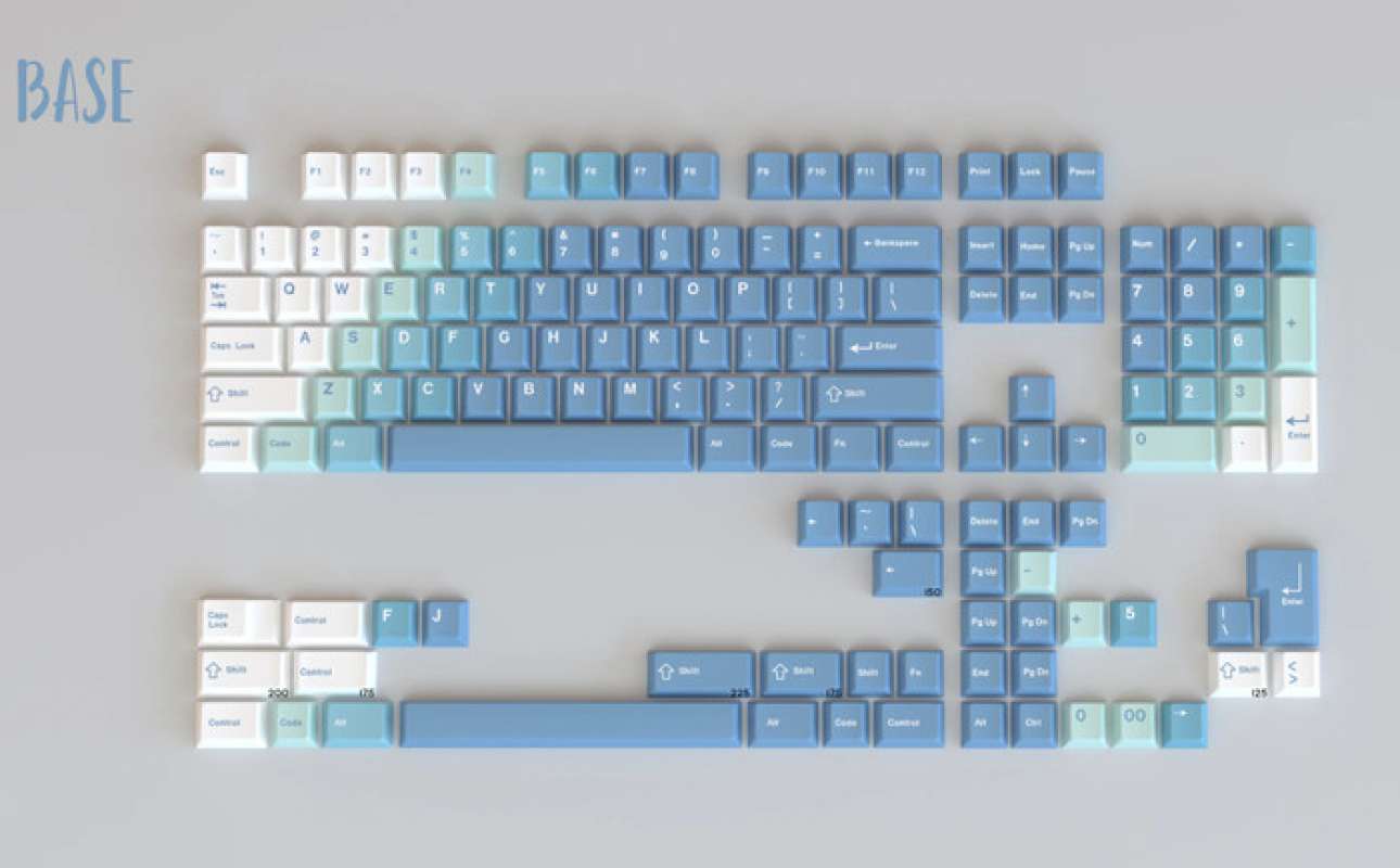 Jual Gmk Yeti - Double Shot Cherry Profile Keycaps - Gmk Original Di ...