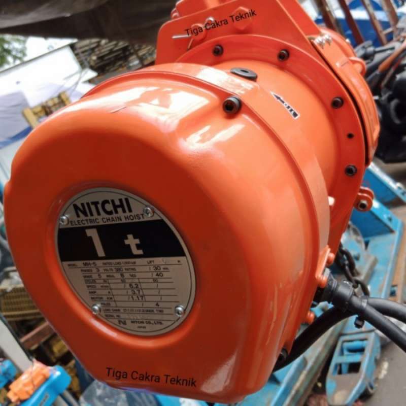Promo NITCHI 1 Ton x 6 meter Electric chain hoist 380 Volt ORIGINAL 3 ...