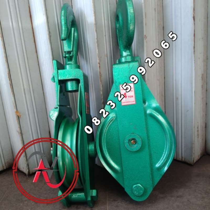 Promo Snatch Block 5 Ton 4, 3, 2, 1, Ton Nagasaki Single Sheave Japan ...