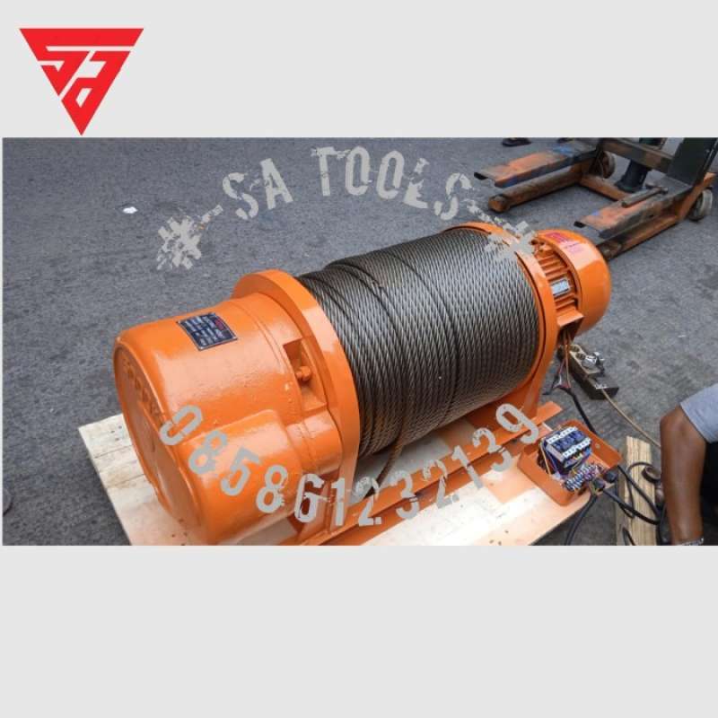 Promo Weka Electric Winch 2 Ton X 100 Meter Katror Listrik 380 Volt ...