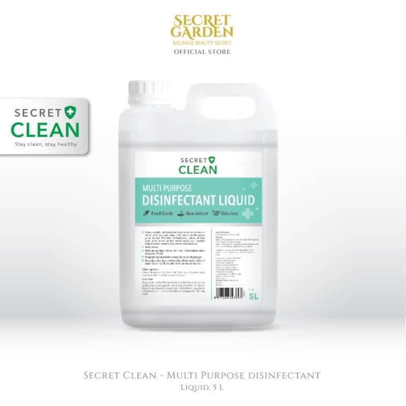 Promo Secret Clean Disinfectant Liquid 5l Diskon 17% Di Seller Hafizh ...