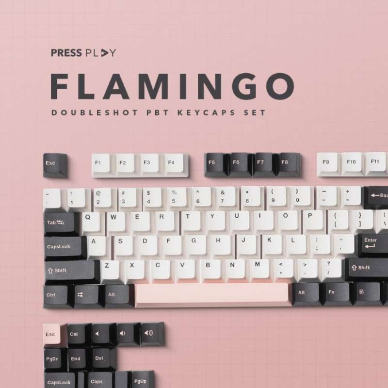 Jual FLAMINGO Doubleshot PBT Keycaps Keycap Set di Seller Sentral Beli ...