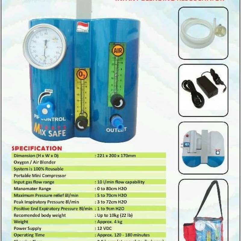 Promo Mixsafe Forte Dc(infant Blending Resuscitator) Diskon 17% Di ...