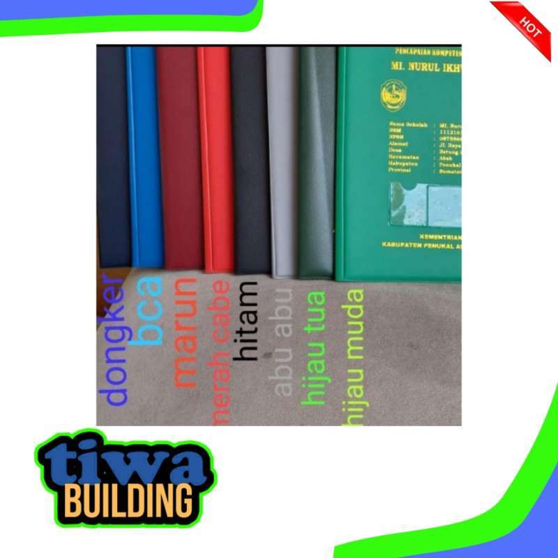 Jual CETAK CUSTOM SAMPUL RAPORT/PIAGAM/IJAZAH K13 ANEKA WARNA - ISI 14 ...