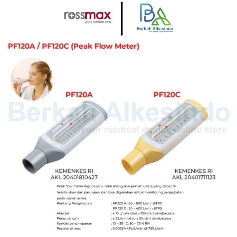 Jual Rossmax Peakflow Meter - Alat Cek Asma Peak Flow Meter di Seller ...