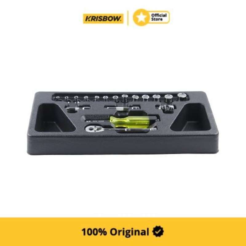 Promo Krisbow Set Kunci Socket Sq1/4 Inci 4-14 Mm Diskon 15% Di Seller ...