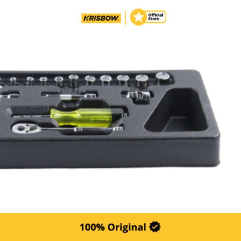 Promo Krisbow Set Kunci Socket Sq1/4 Inci 4-14 Mm Diskon 15% Di Seller ...