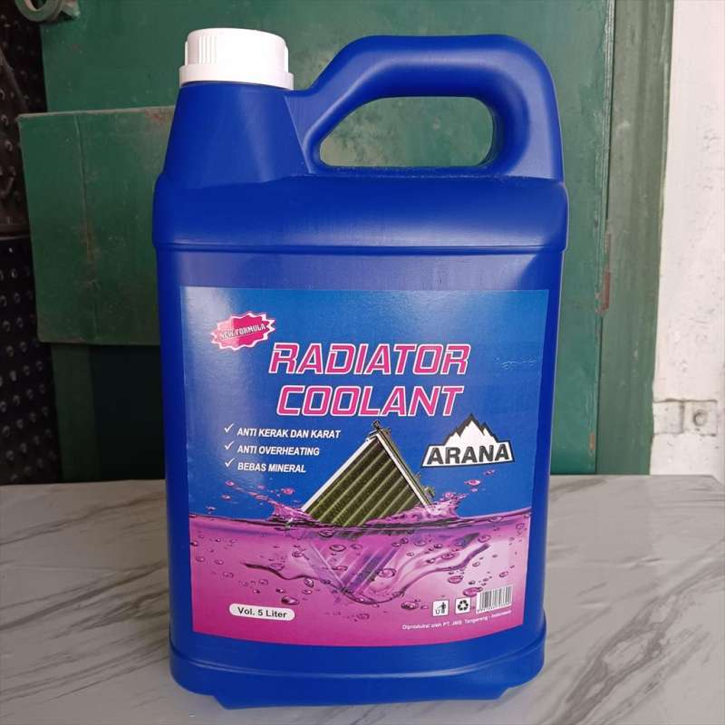 Jual Air Radiator Coolant Warna Merah Arana 5 Liter di Seller Planet ...