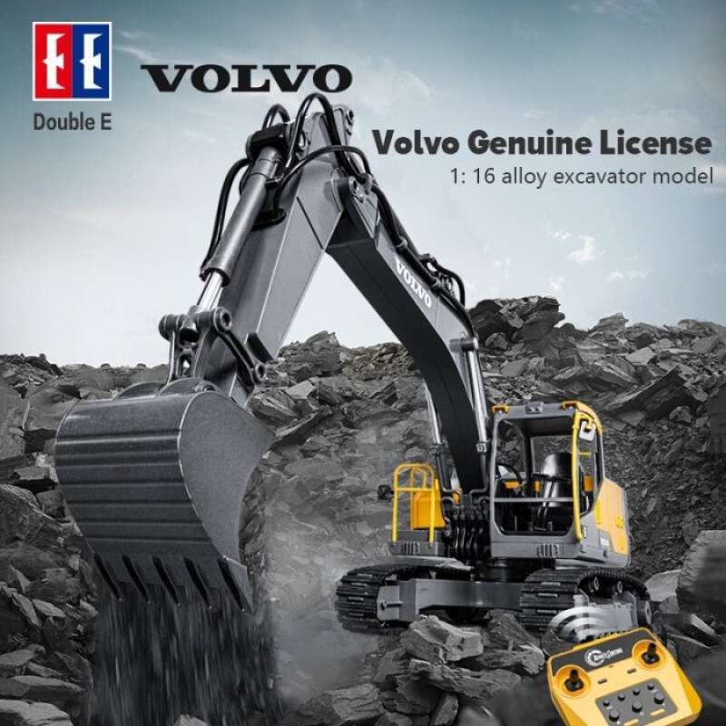 Promo double E E598 EC160E rc excavator VOLVO license rc truk kontruksi ...