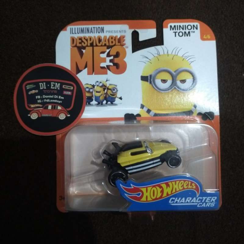Jual Hot Wheels Despicable Me 3 Minion Tom Character Cars Di Seller Kim ...