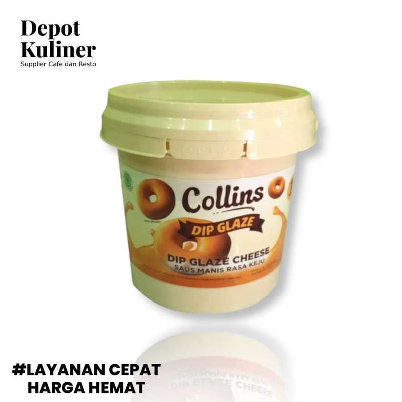 Jual Collins Dip Glaze Selai Topping Donut 1 Kg Semua Varian di Seller ...