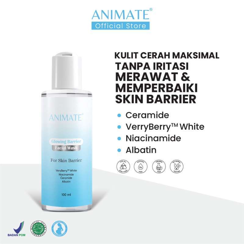 Jual Animate Glowing Barrier Facial Wash 100 ML di Seller TG JKT ...