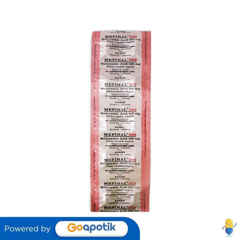 Jual Mefinal 500 Mg Strip 10 Kaplet Di Seller Klinik Apotek Utama ...