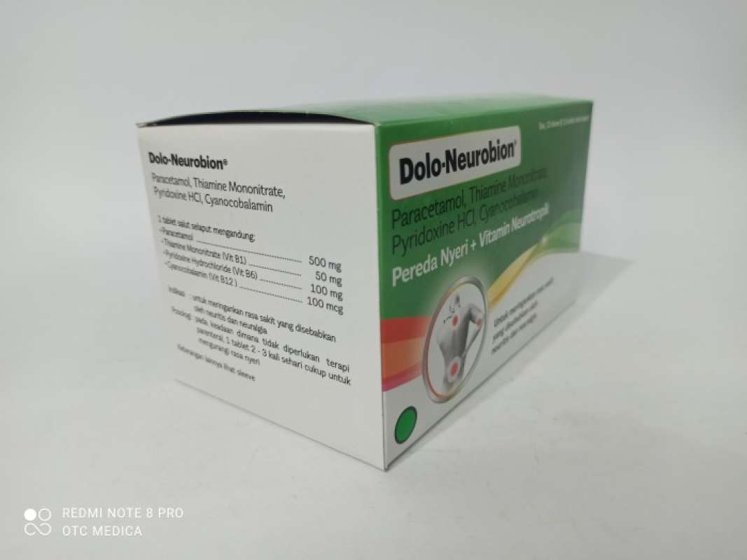 Jual Dolo Neurobion Strip 10 Tablet Mengurangi Rasa Nyeri Karena ...