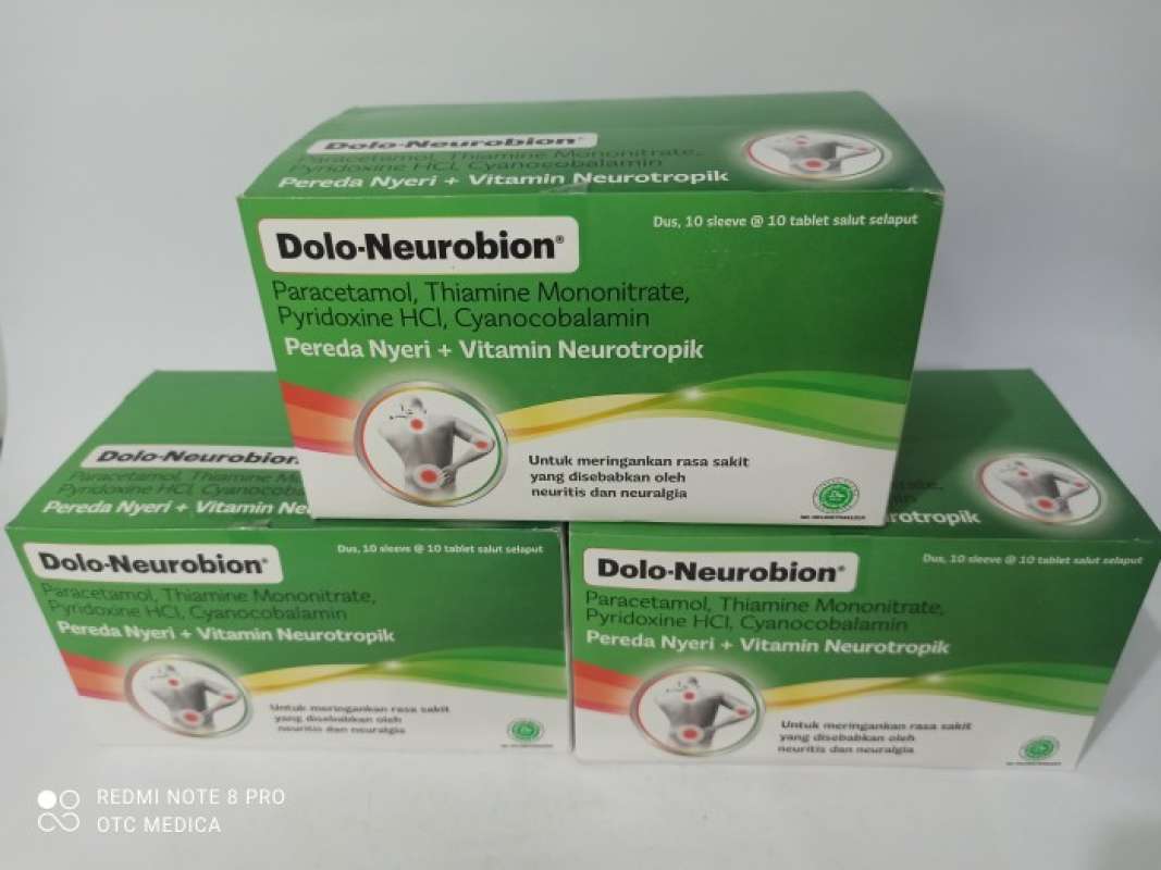 Jual Dolo Neurobion Strip 10 Tablet Mengurangi Rasa Nyeri Karena ...