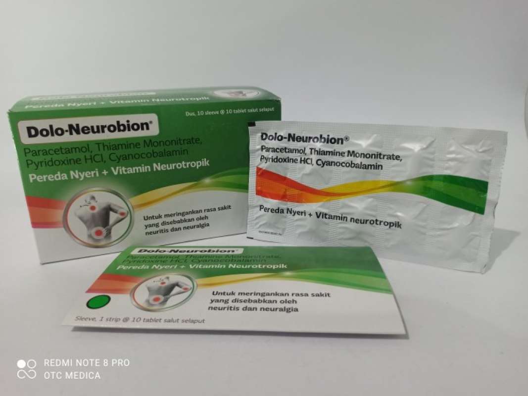Jual Dolo Neurobion Strip 10 Tablet Mengurangi Rasa Nyeri Karena ...