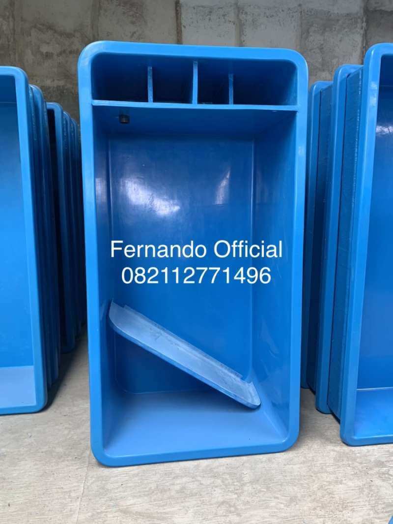 Promo Bak Fiber Kotak / Kolam Fiber Persegi 4 Chamber 200 X 100 X 50 Cm ...