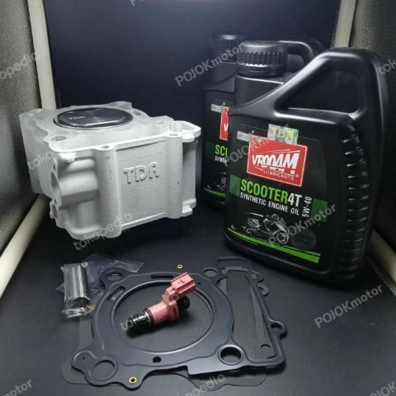 Promo Cylinder Block Xmax Tdr Bore Up 300Cc Keramik With Injector Free ...