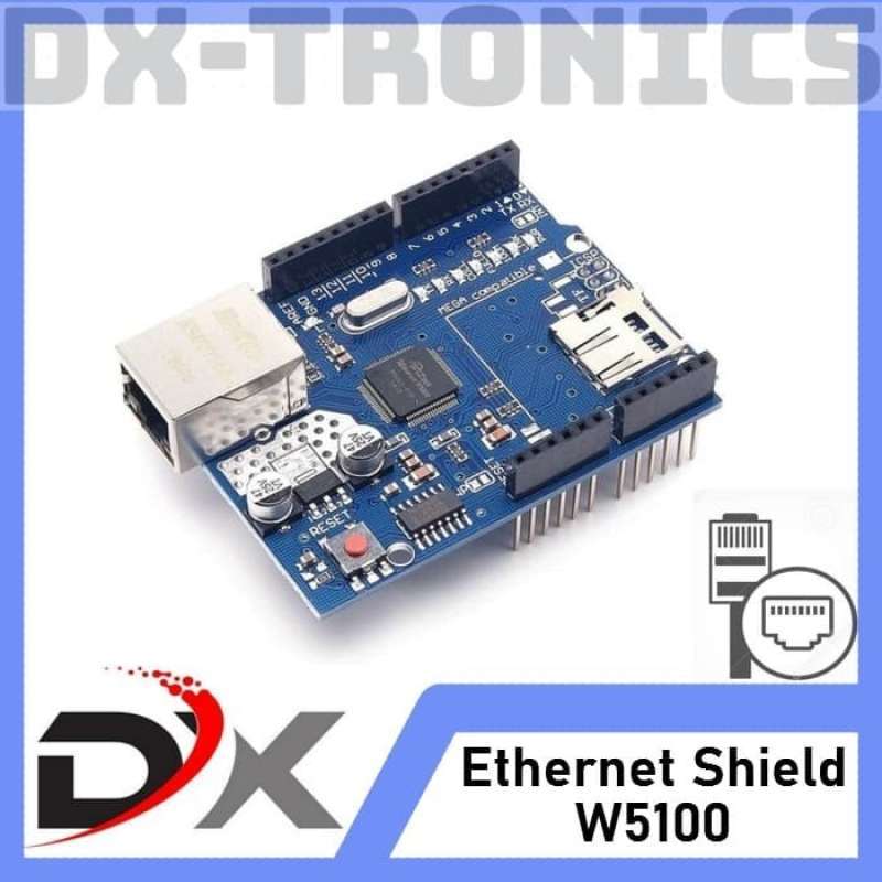 Promo Ethernet Shield W5100 Lan Arduino Compatible Diskon 23% di Seller ...