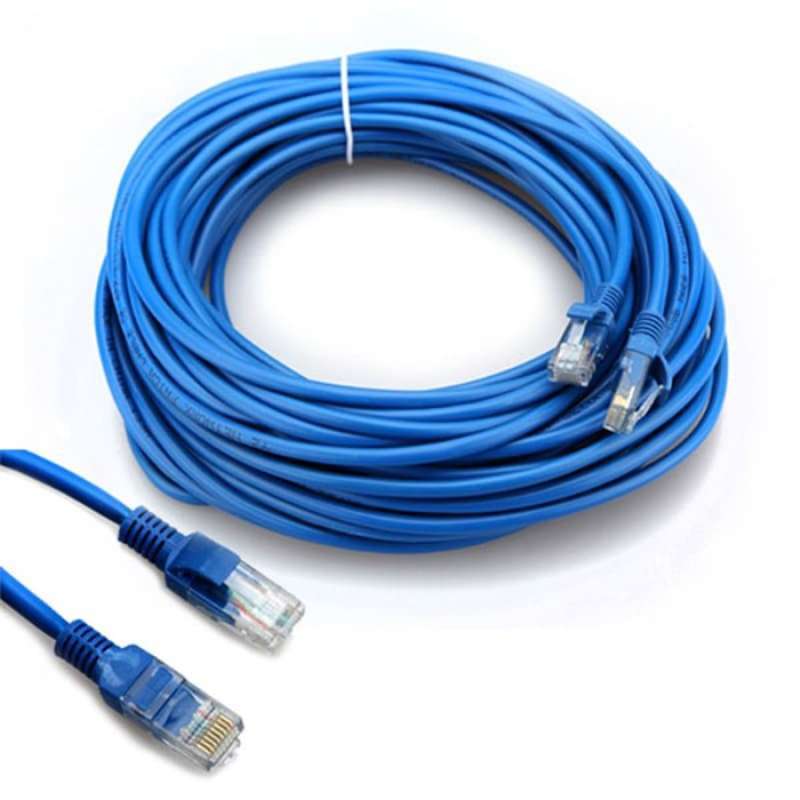 Promo Kabel Lan Rj45 Meter Utp Scable Original Konektor Wifi Internet ...