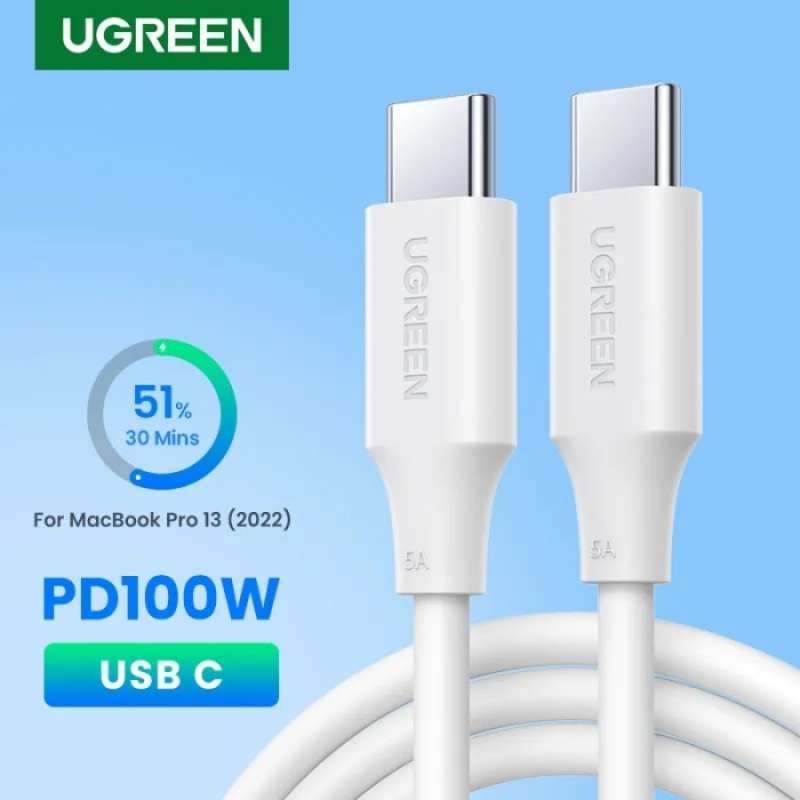 Promo Ugreen Cable Usb Type C To Type C W A Quick Charger Sync Charge Diskon Di Seller