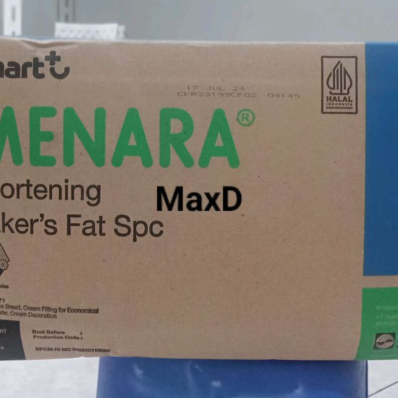 Jual MENARA Margarine Putih Shortening Baker's Fat (Tawar) Repack 500 ...