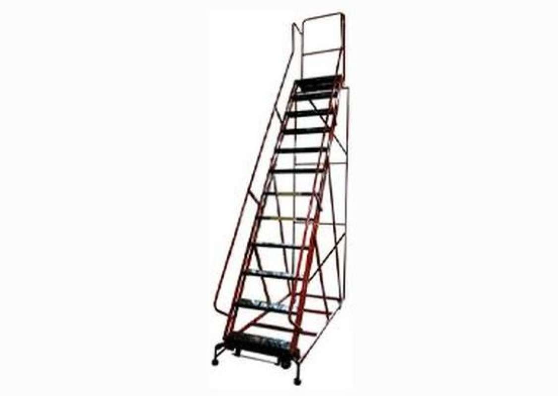 Jual Tangga Ladder Rolling 3.13m 12 Step Steel Red Krisbow Kw0102591 Di ...