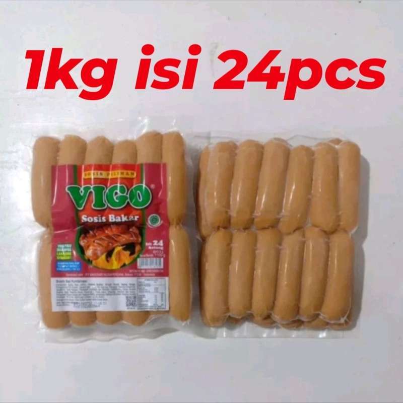 Jual Vigo Sosis Bakar Mini 1kg Isi 24pcs Di Seller Vikotangsel - Viko ...