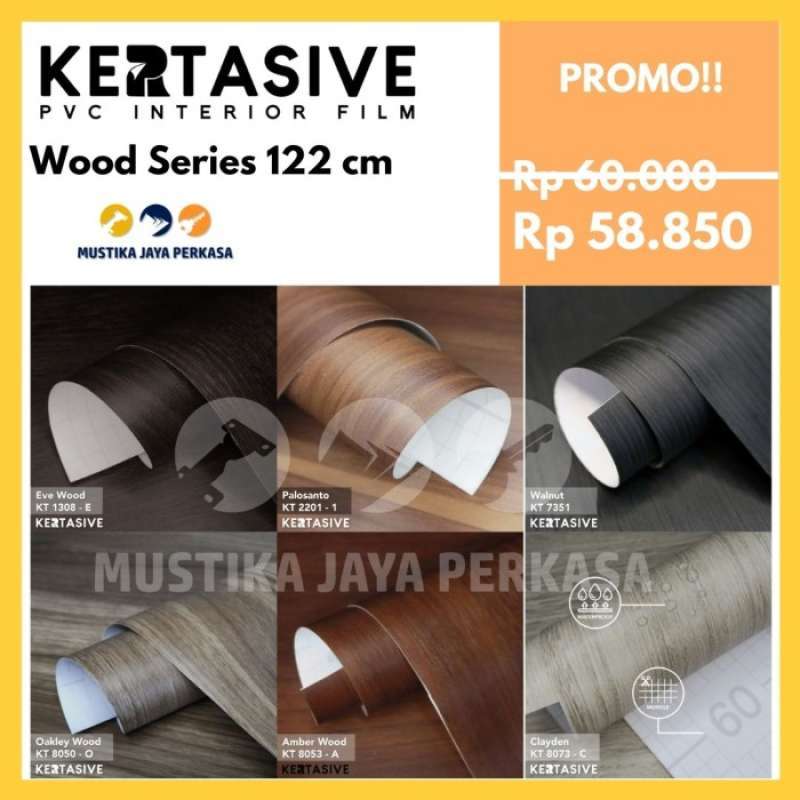 Jual Kertasive Woodseries Lengkap Decosheet Sticker Pvc Interior Film ...