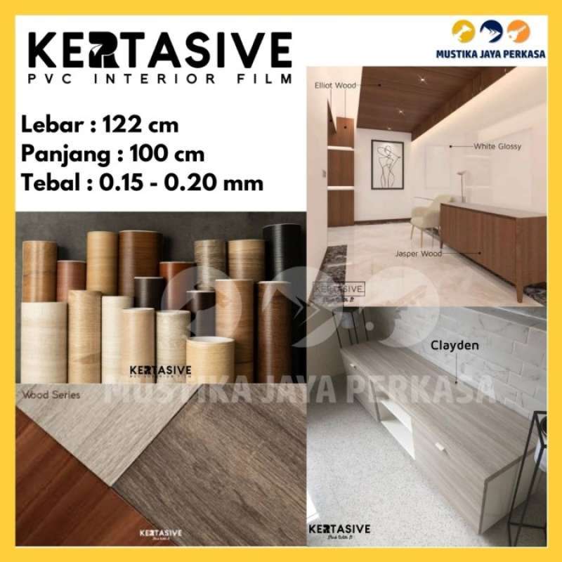 Jual Kertasive Woodseries Lengkap Decosheet Sticker Pvc Interior Film ...