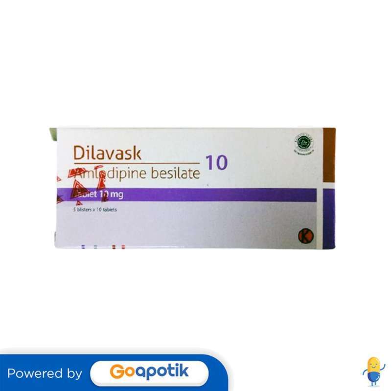 Jual DILAVASK 10 MG BOX 50 TABLET di Seller Apotek Cuan Farma - Klender ...