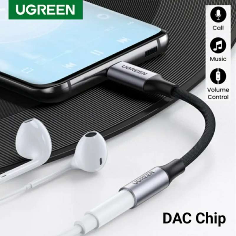 Promo Ugreen USB Type C to 3.5mm Audio Adapter DAC Chip Diskon 23% di ...