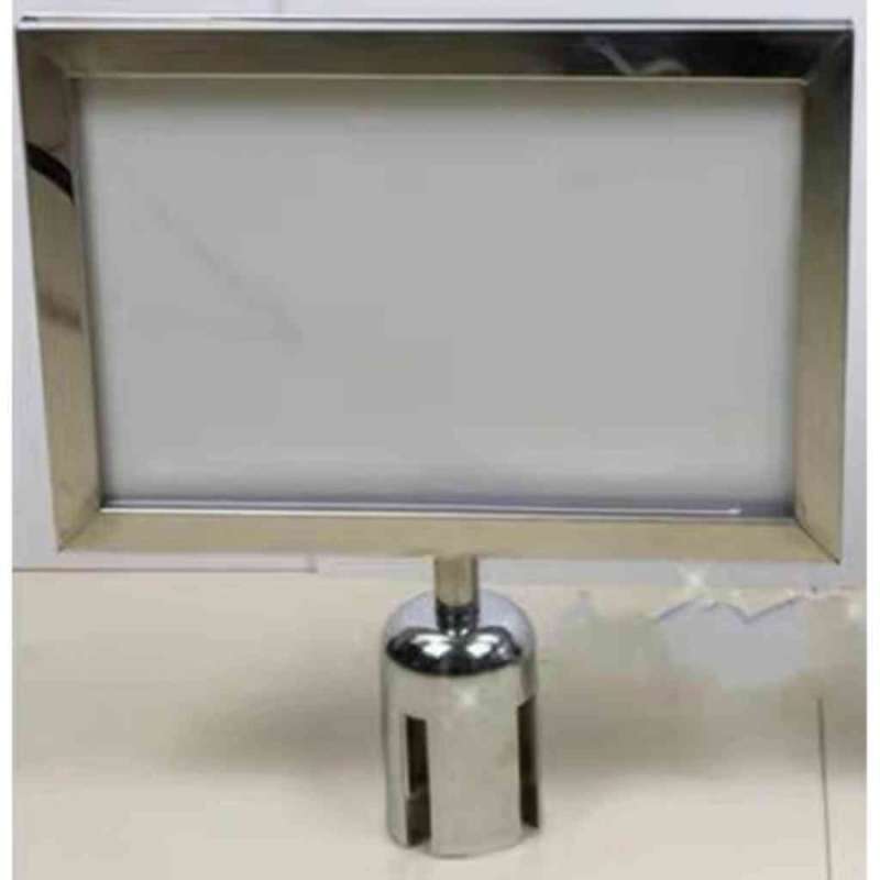 Promo Sign Frame Tiang Antrian Ukuran A4 Diskon 23% Di Seller Carima ...