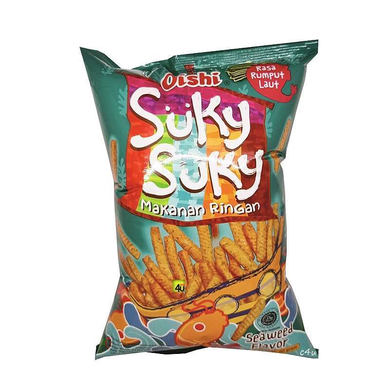 Promo Oishi - Various Snack - 60 Gr Kemasan Bantal - Suky Seaweed ...