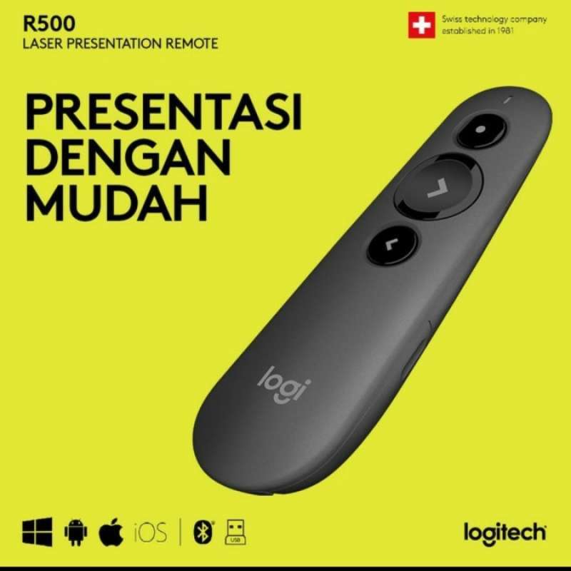 Promo LASER POINTER PRESENTER LOGITECH R500 RESMI Diskon 23% di Seller ...