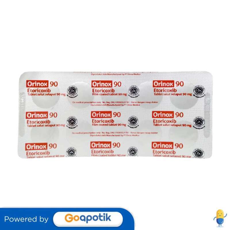 Jual Orinox 90 Mg Strip 10 Tablet Di Seller Apotek Raffa Farma Jakarta ...
