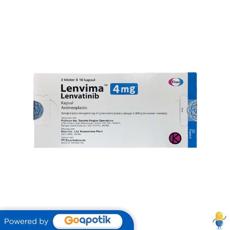 Jual Lenvima 4 Mg Box 20 Kapsul Di Seller Apotek Era Farma - Rawa Bunga ...