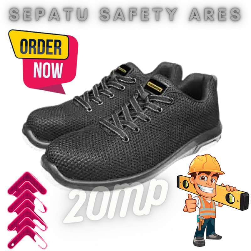 Promo Sepatu Safety Sepatu Pengaman Ares 4 Inch Original Krisbow Diskon ...