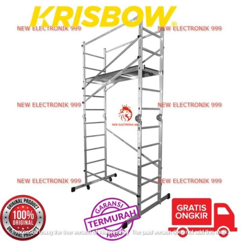Promo Krisbow Scaffolding Multi Fungsi Aluminium 3 M 10104313 Diskon 23 ...