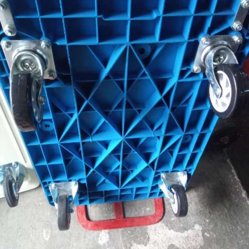 Promo Trolli Denko 300 Kg - Blue Trolley Folding Handle Diskon 23% Di ...