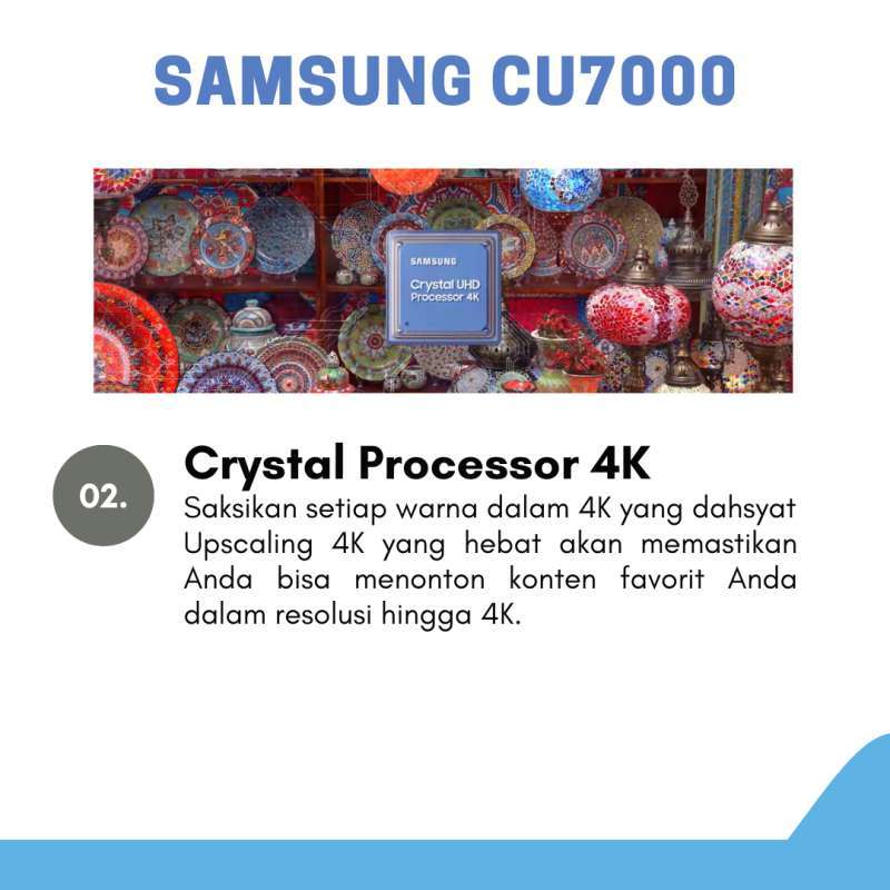Promo Samsung Ua65cu7000 - Led Smart Tv Led 65 Inch Crystal Uhd 4k ...