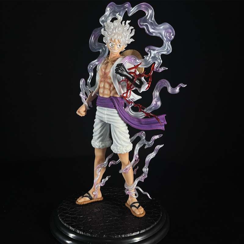 Promo 28cm Anime One Piece Figure Gear 5 Sun God Nika Luffy Action ...